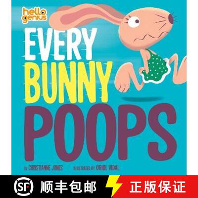 【3-4周达】Every Bunny Poops [9781398237452]