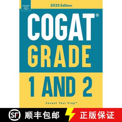 【3-4周达】COGAT Grade 1 and 2: Test Prep with Two Practice Tests [9798985476293]