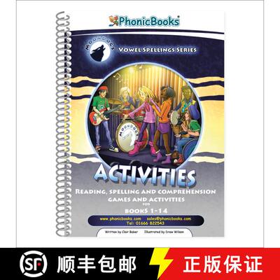 【3-4周达】Phonic Books Moon Dogs Set 3 Vowel Spellings Activities: Photocopiable Activities Accompan... [9781783692934]