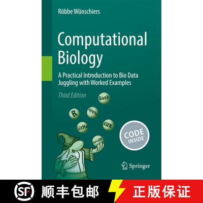 【3-4周达】精装 Computational Biology : A Practical Introduction to Bio Data Juggling with Worked Exa... [9783031703133]