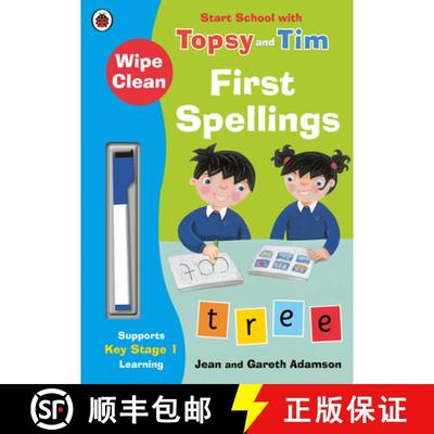【3-4周达】Wipe-Clean First Spellings: Start School with Topsy and Tim [9780241246290]