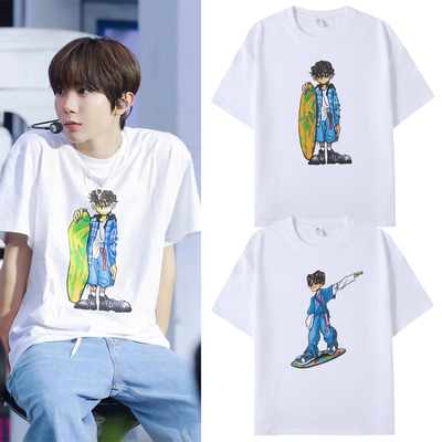 NCTWISH同款卡通短袖T恤