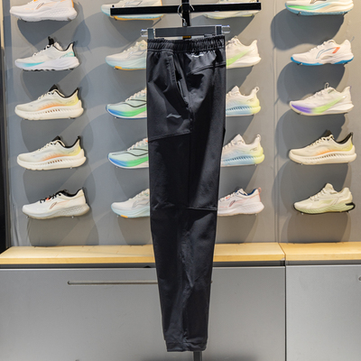 李宁直筒男子保暖防泼水运动裤