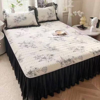 一号童品社 夏季乳胶冰丝凉席床裙款【CG46】