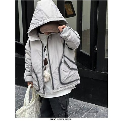 一号童品社 新Z1091儿童晕染风工装棉服 【V81】