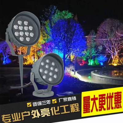 乔朗斯地插射灯照树灯投射灯