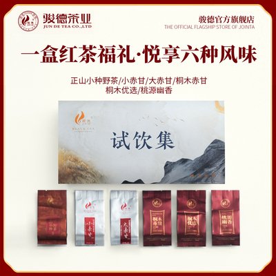 骏德 试饮集六种风味礼盒装 红茶正宗正品  B款