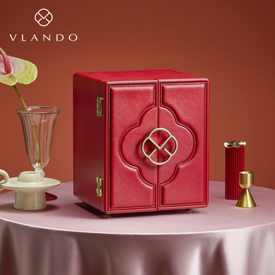 VLANDO/唯兰朵首饰盒2026新款复古轻奢饰品收纳盒大容量新年礼物