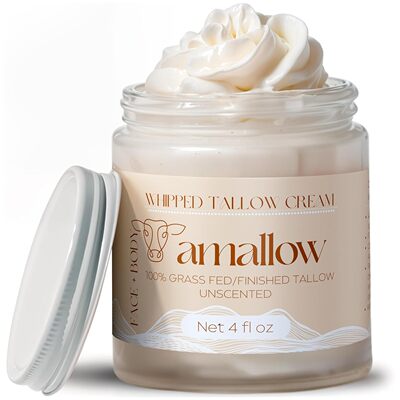 美国直邮Amallow Grass Fed Beef Tallow 天然牛脂敏感肌保湿霜