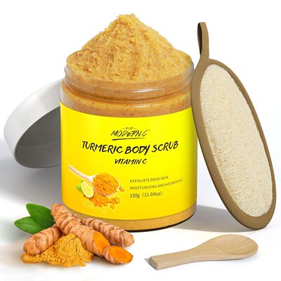 美国直邮POP MODERN.C Turmeric Vitamin C Body Scrub身体磨砂膏