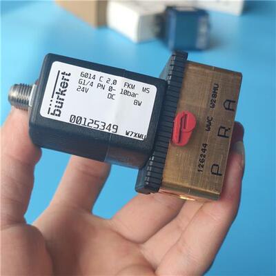 议价burkert6014 C 2.0 FKM MS G1/4 0-10bar 24VDC 00125349现货