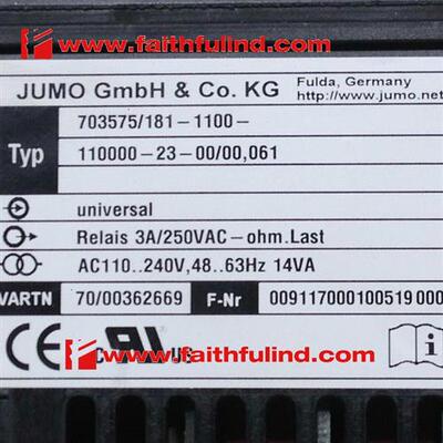 议价Jumo 00362669 久茂全新温控器 703575/181-1100 DICON 400