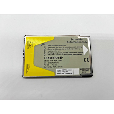 SCHNEIDER ELECTRIC TSXMRP064P 64K 16 RAM MEM CARD