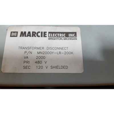 Transformador Marcie MN2000Y-LR-2002K - Nuevo En Caja