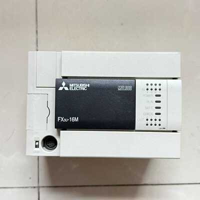 三菱PLCFX3U16MTESA闲置拆机实物拍摄