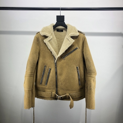 zlvanchy自主amiri机车夹克羊羔
