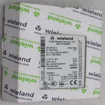 （议价)威琅Wieland安全继电器 SNE4012K-A