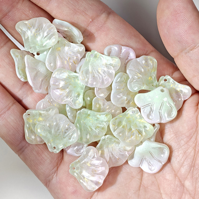50颗琉璃杜鹃花立体卷边花瓣