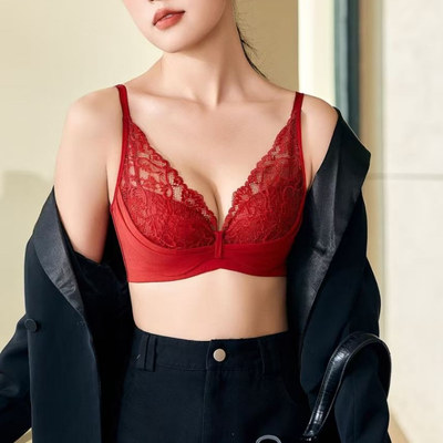 梧桐本色内衣禾韵厚模AB杯小胸聚拢软钢圈聚拢上托文胸wn84219