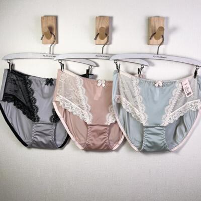 梧桐闺蜜小裤轻薄蕾丝双拉纯棉底档少女宫廷风中低腰平角裤24711