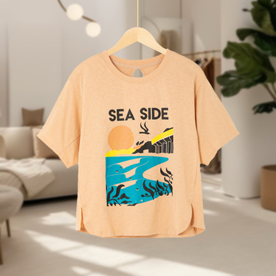 【BJ】时尚潮流气质休闲百搭印花短袖T恤BJ2390