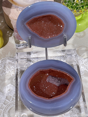 可遇不可求！藏收级 爱马S橙配粉雪景全抛聚宝盆 7cm 全品无修补