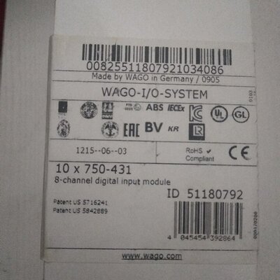 议价WAGO数字量输入模块750-431750-430750-432