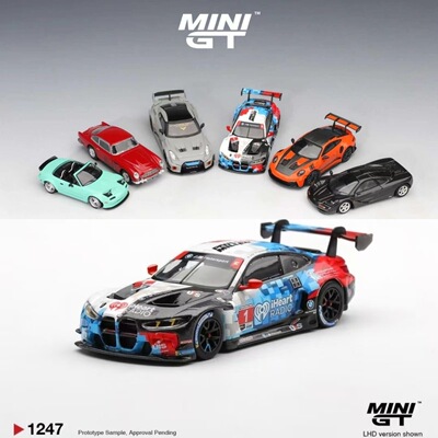MINIGT164宝马M4GT3合金车模