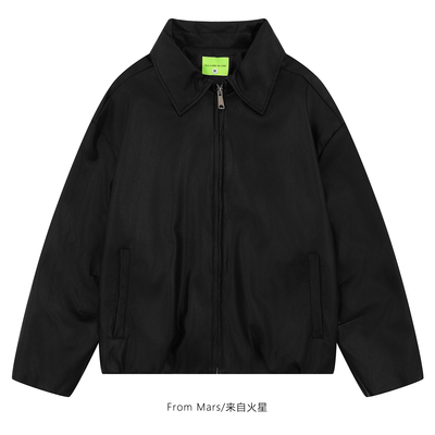 From火星复古时尚宽松翻领夹克