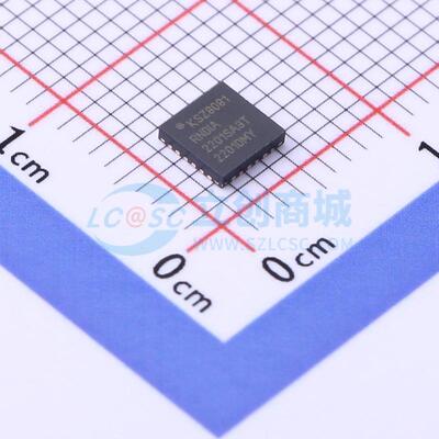 以太网收发器 KSZ8081RNDIA-TR QFN-24-EP(4x4) 电子元器件配单