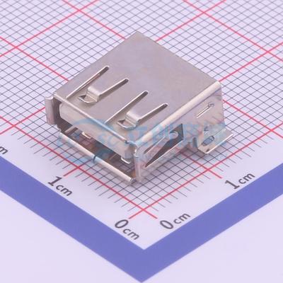 USB连接器 904-131A2032S10100 SMD 贴片USB A/F  耐高温 Type-A