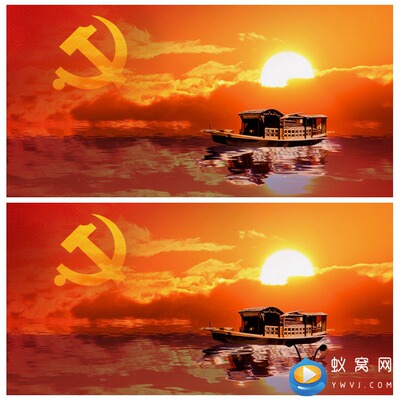 S2114红船，从南湖起航 配乐成品诗朗诵演讲 晚会LED背景视频素材