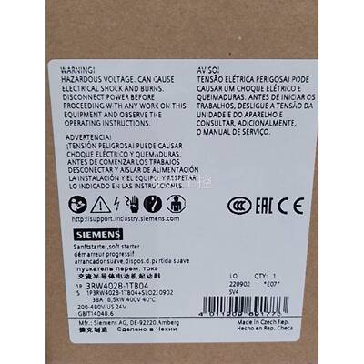 议价新西门子启动器3全 RW402软8-1TB04