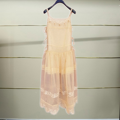宁正品26夏帷幔欧根纱连衣裙LF26X21SO122-260