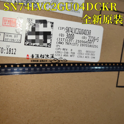 反相器芯片SN74LVC2GU04DCKR