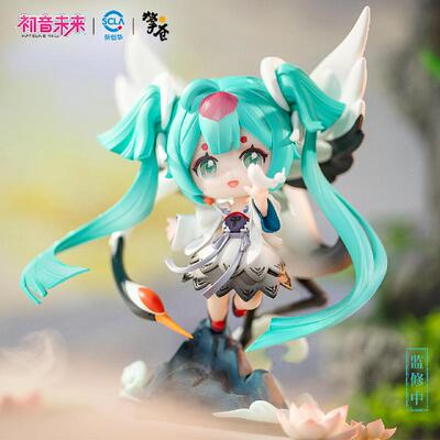 初音未来羽洛华音Q版手办