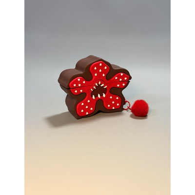 ins创意怪奇物语食人花达达适用AirPodsPro三代耳机壳苹果蓝牙AirPods4代软Pro3代硅胶1/2/3代防摔Pro2代女款