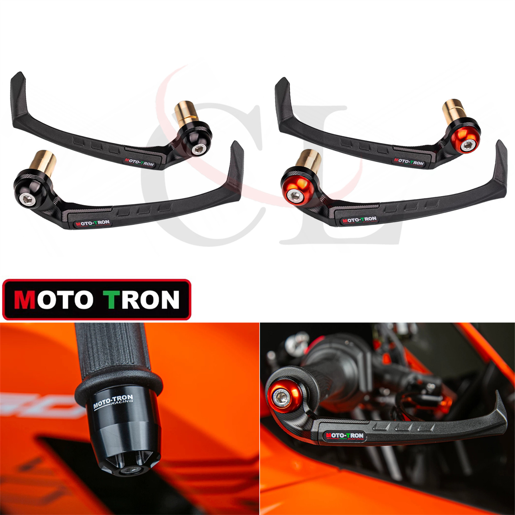 MOTO-TRON适用于KTM RC450 改装刹车护手护弓 风切 平衡端子 堵头