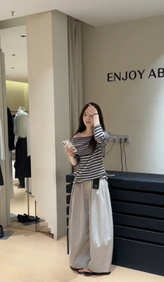 26春上新！【ENJOYABLE】一字肩纯欲温柔显瘦露肩保暖毛衣