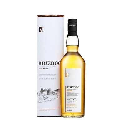 正品行货 安努克12年高地单一麦芽苏格兰威士忌烈酒 洋酒700ml