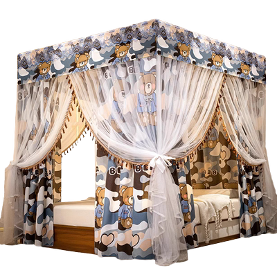 遮光钢管支架落地批发价通用蚊帐