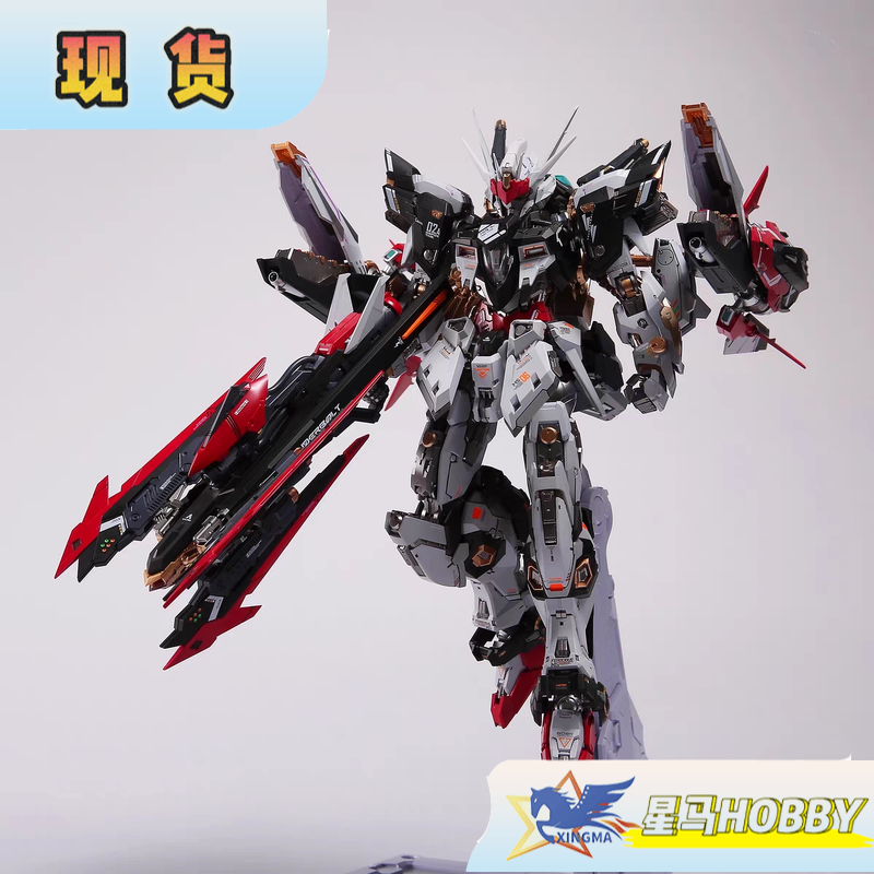 星海同款 无限新星雷霆 改色金属色 红黑成品国创机甲拼装模型