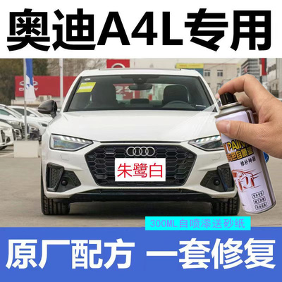 奥迪A4L补漆笔天云灰朱鹭白汽
