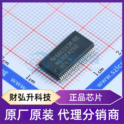 原装正品 MSP430F4250IDL 封装SSOP-48-300mil 单片机(MCU/MPU/SO