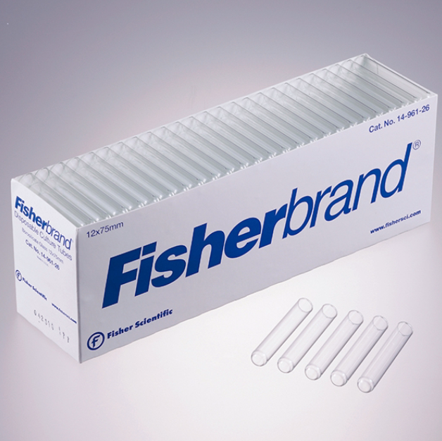 进口玻璃试管(直口)FISHER费希尔 硼硅酸玻璃5-5350-04 14-961-29