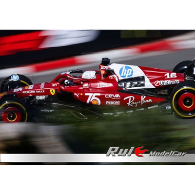 预1:12 BBR法拉利SF-25 2025摩纳哥站勒克莱尔汉密尔顿F1亚军车模