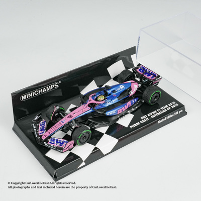 现货1:43 迷你切 10# 加斯利 2025澳洲 阿尔平 ALPINE A525车模