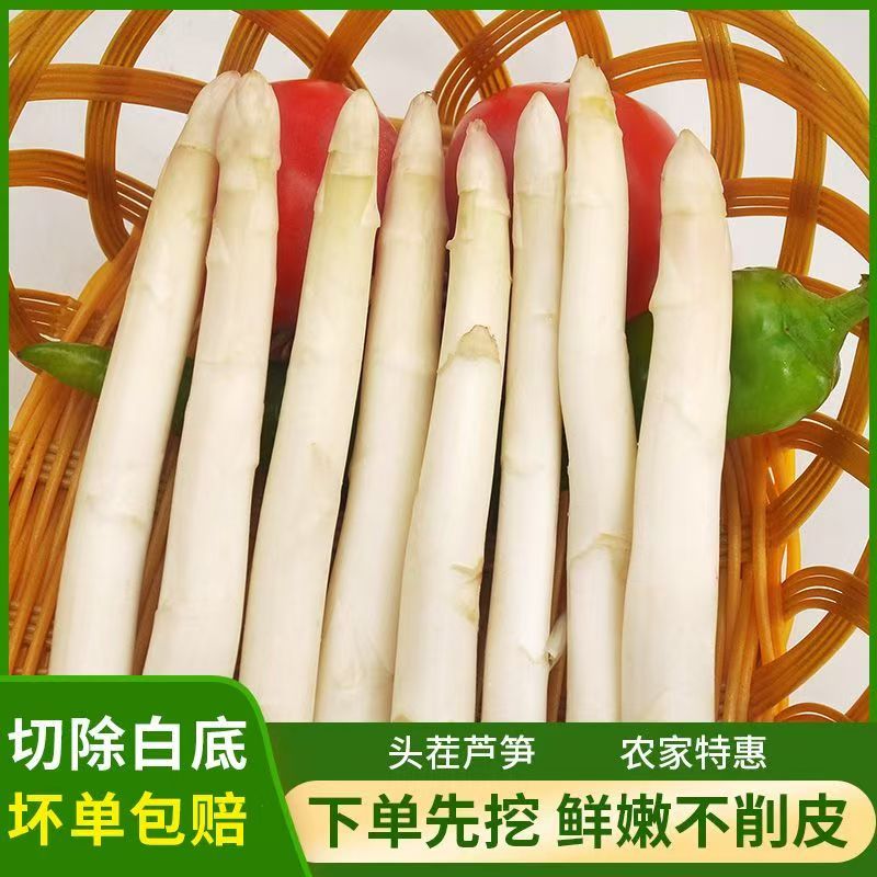 2026新鲜头茬精品白芦笋时令蔬菜春笋当季芦笋现挖现发净重发货