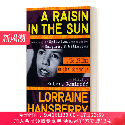 英文原版 A Raisin in the Sun The Unfilmed Original Screenplay 阳光下的葡萄干 未拍摄的原创剧本 英文版 进口英语原版书籍