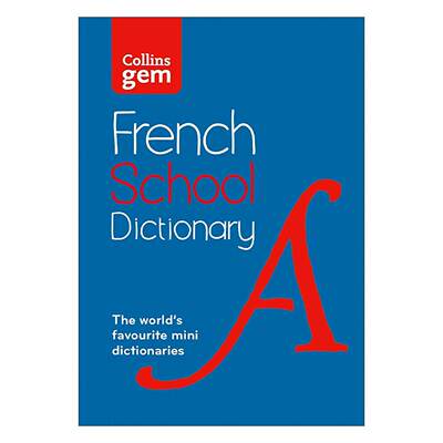 英文原版 Collins Gem French School Dictionary 柯林斯法语英语袖珍词典 第5版 英文版 进口英语原版书籍